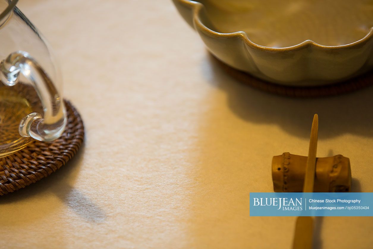 Close up of tea-things-High-res stock photo for download