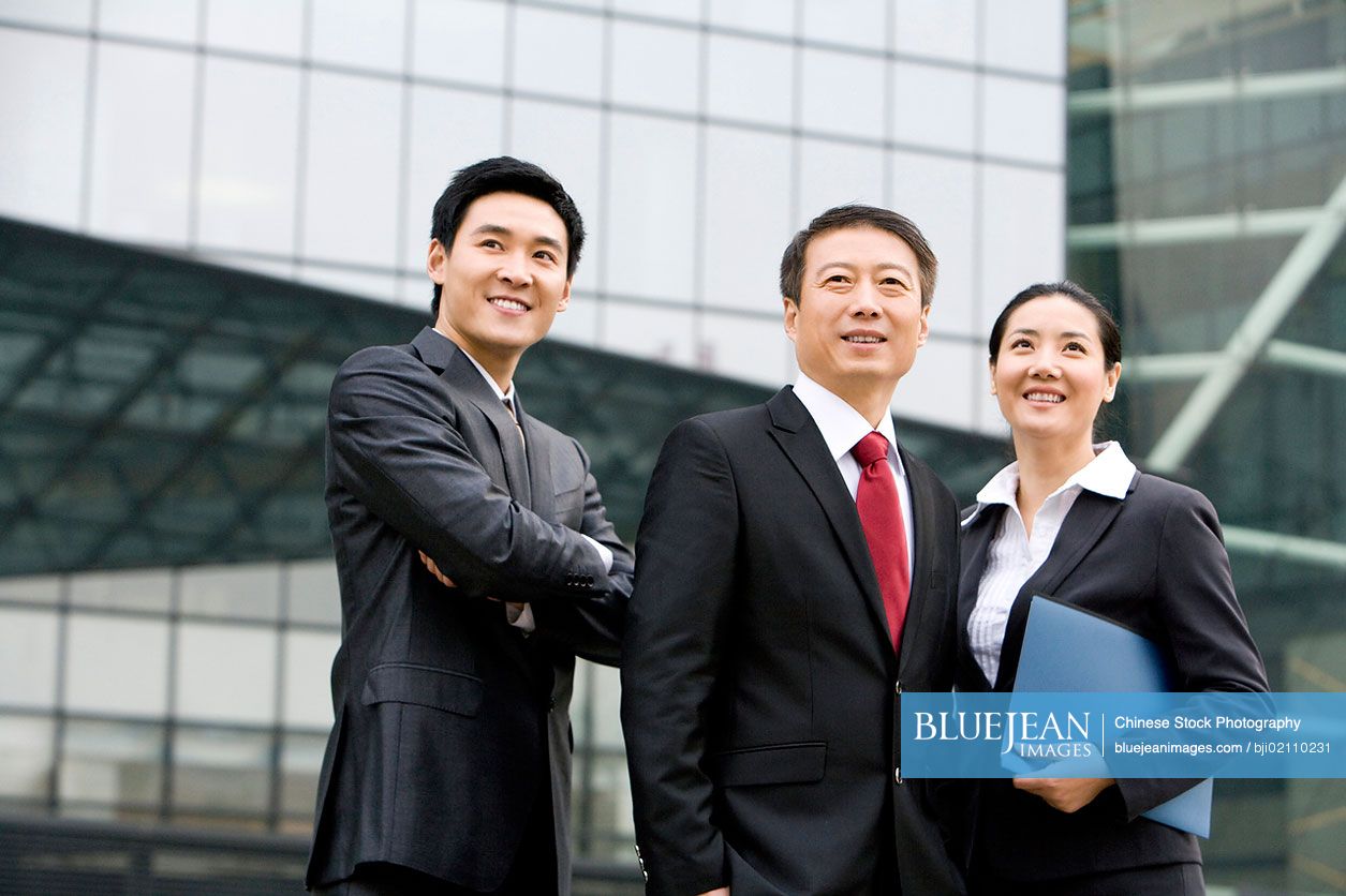 A team of Chinese business partners-High-res stock photo for download