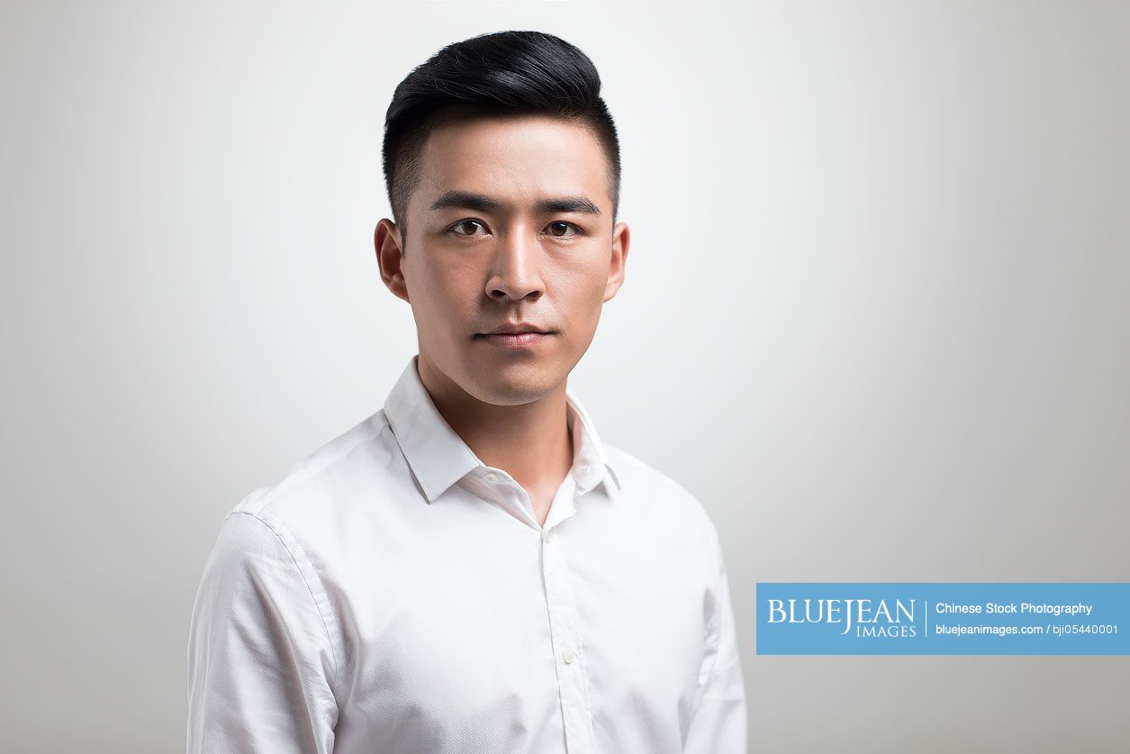 Portrait of young Chinese man-High-res stock photo for download