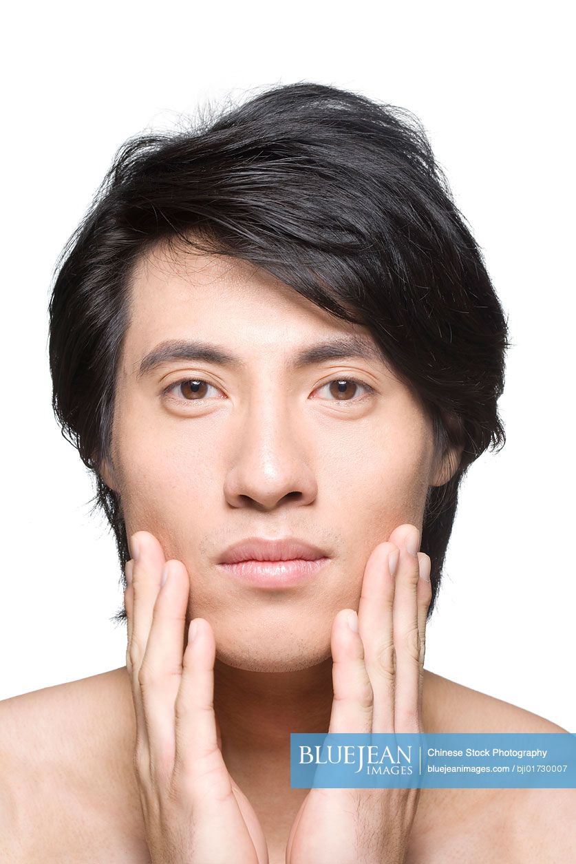 Portrait of handsome Chinese man-High-res stock photo for download