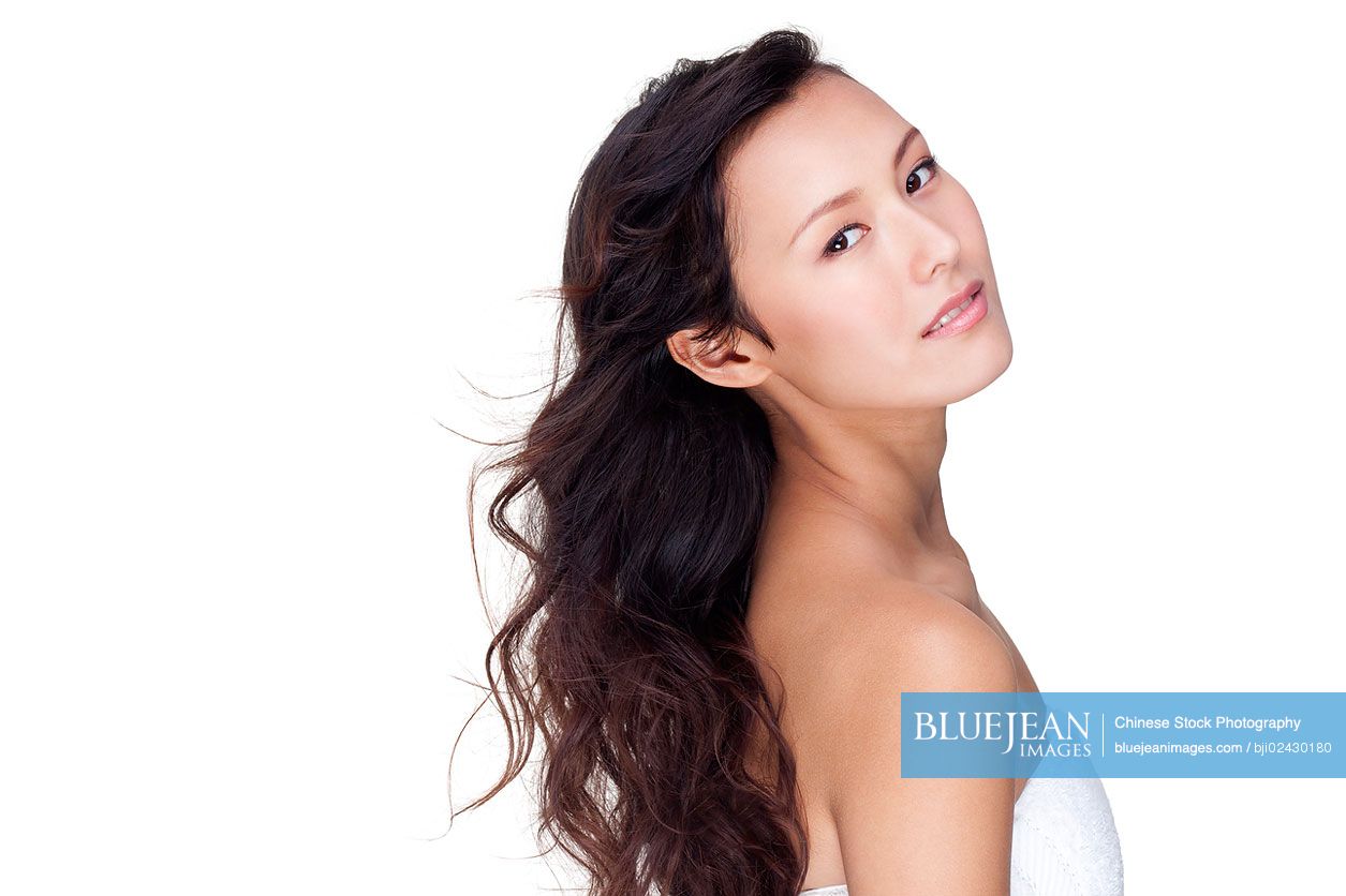 Portrait of a beautiful young Chinese woman-High-res stock photo for ...
