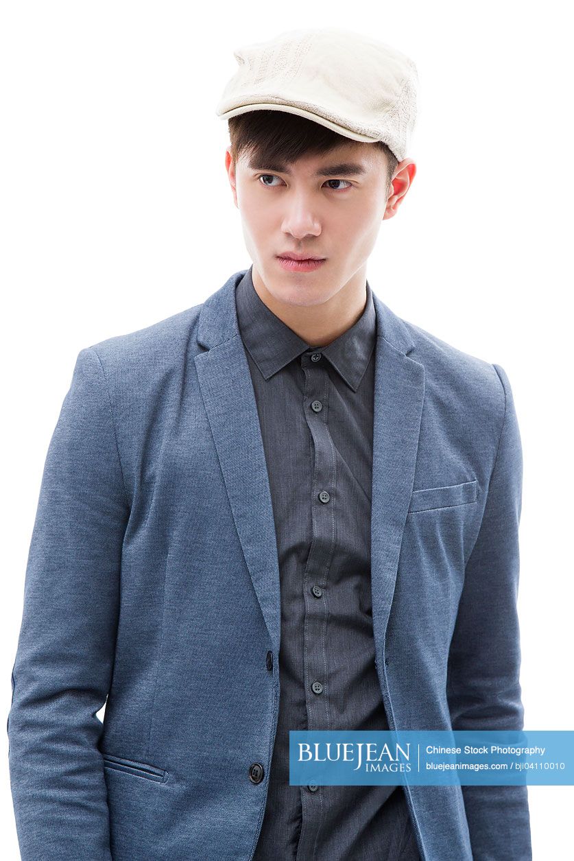 Portrait of young Chinese man-High-res stock photo for download