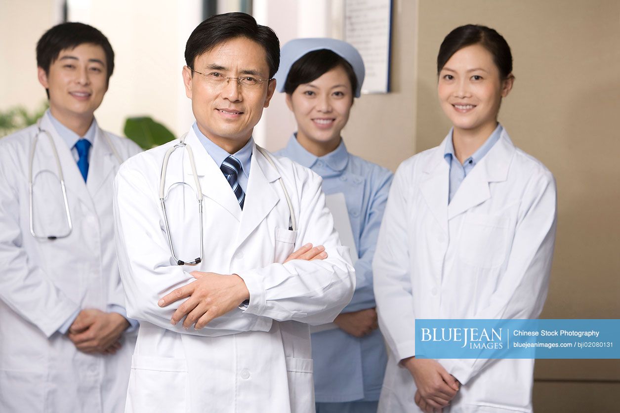 Portrait of a professional Chinese medical team-High-res stock photo ...