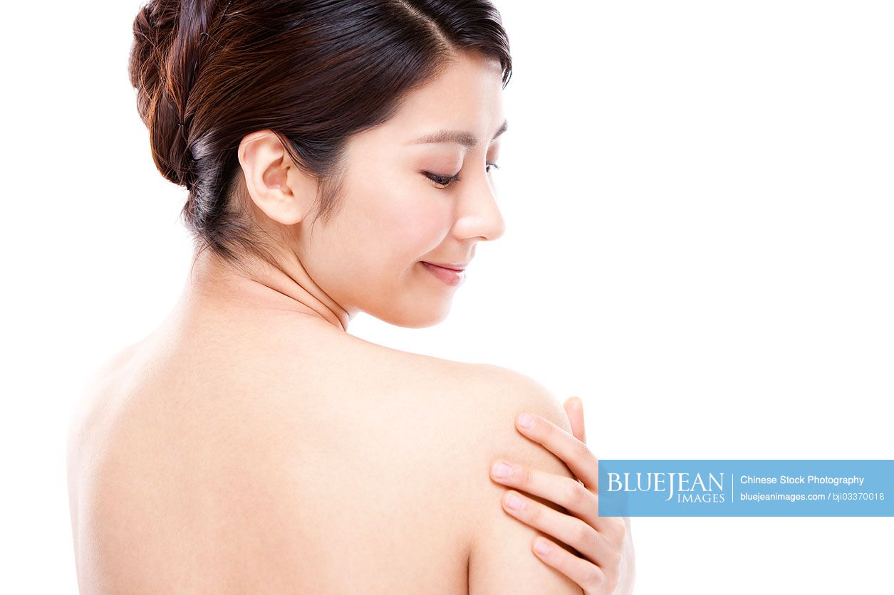 Charming young Chinese woman with smooth skin-High-res stock photo for ...