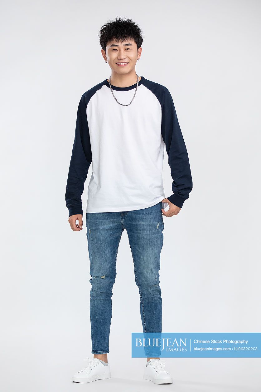 Portrait of young Chinese man-High-res stock photo for download