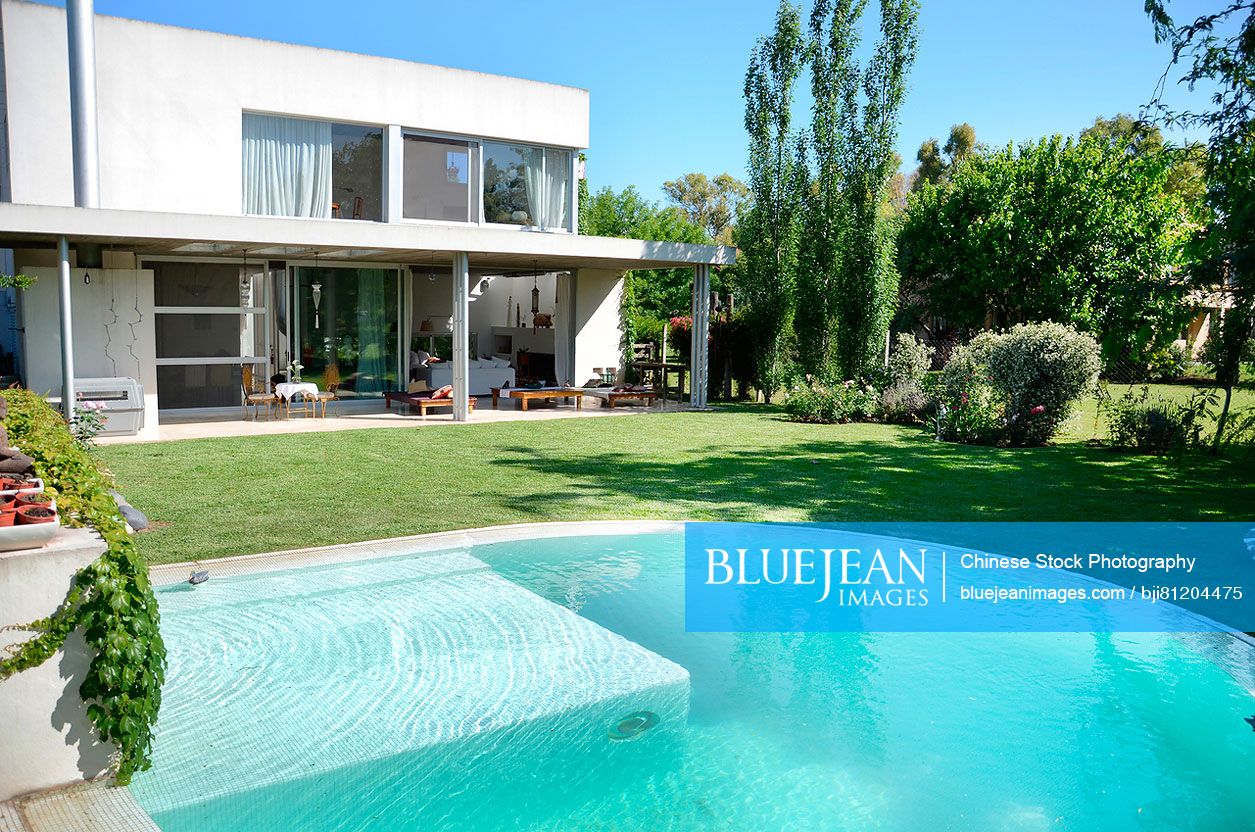 Backyard With Pool High Resolution
