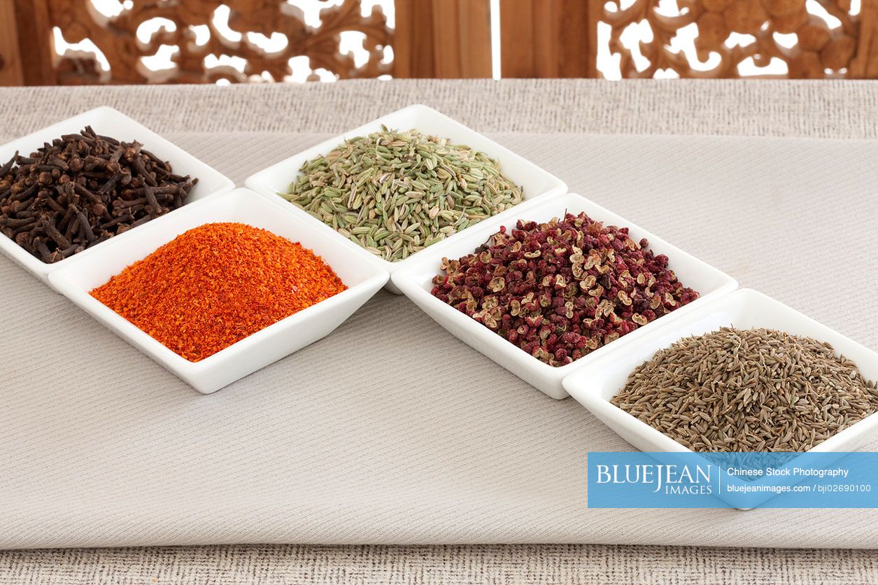 Close-up of different spices-High-res stock photo for download