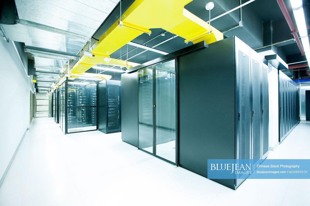 Data storage Centre for Internet servers-High-res stock photo for download