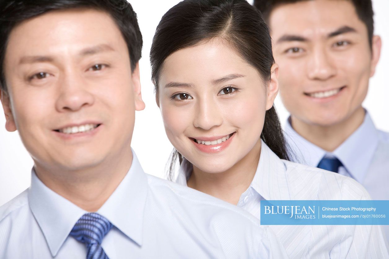 A group of Chinese business people-High-res stock photo for download