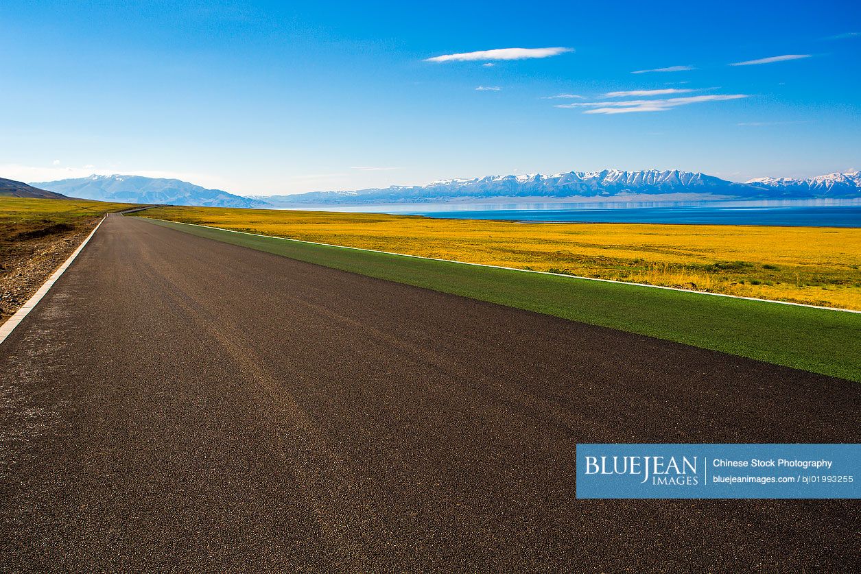 Highway in Xinjiang Province-High-res stock photo for download