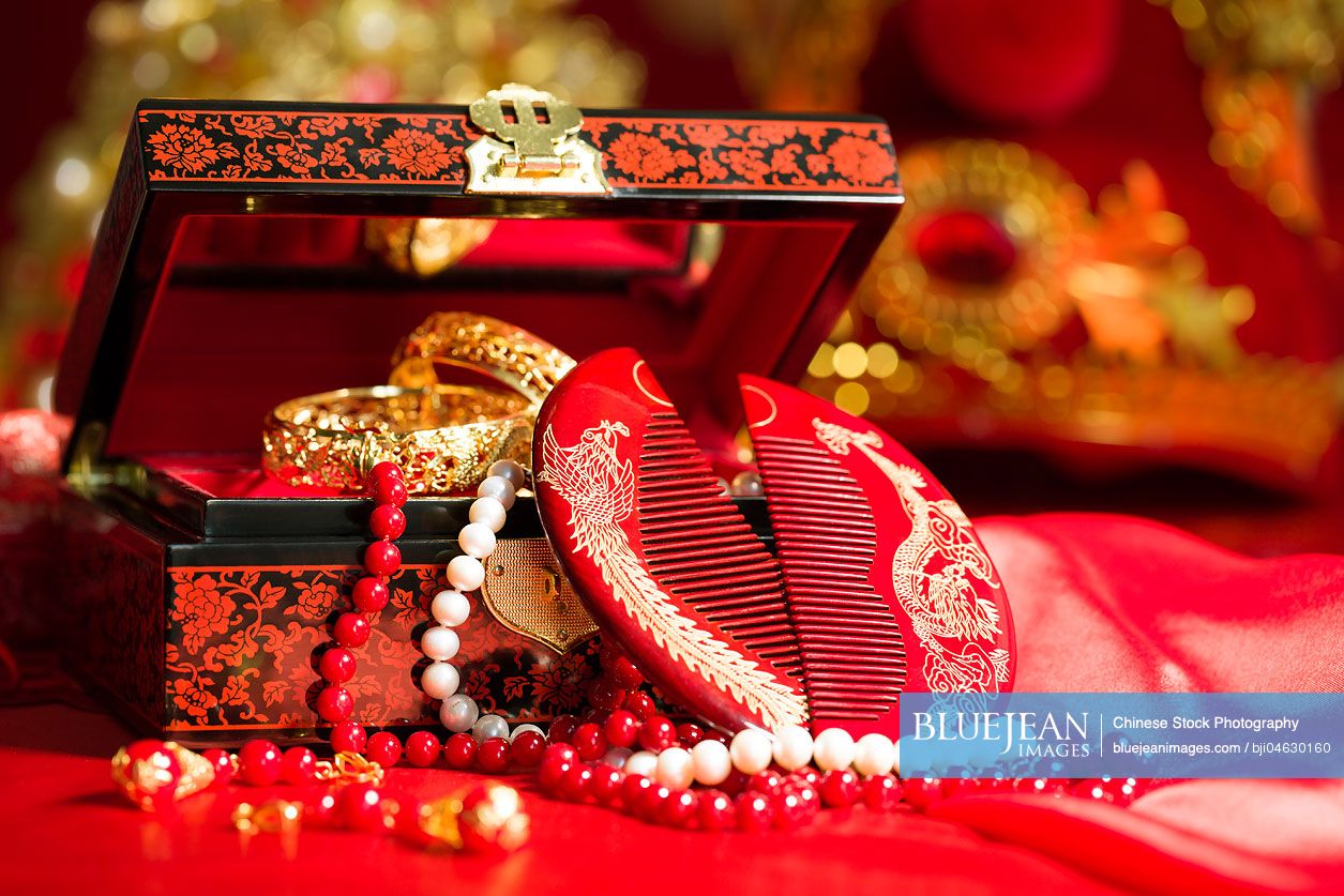 Traditional Chinese wedding elements-High-res stock photo for download