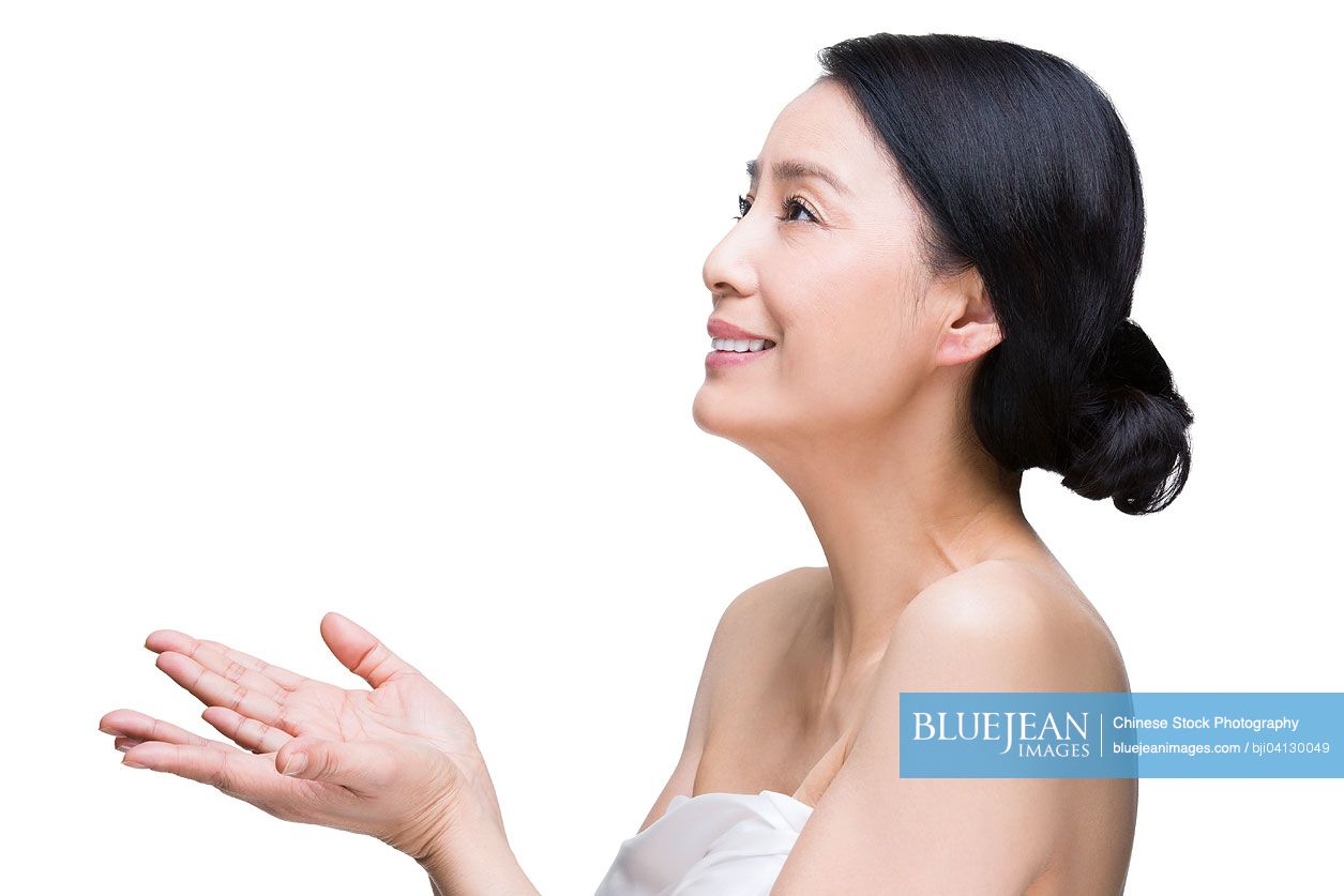 Beautiful mature Chinese woman-High-res stock photo for download