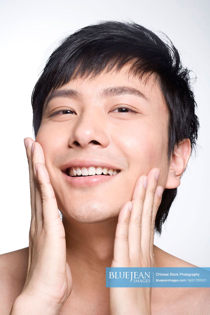 Portrait of handsome Chinese man-High-res stock photo for download