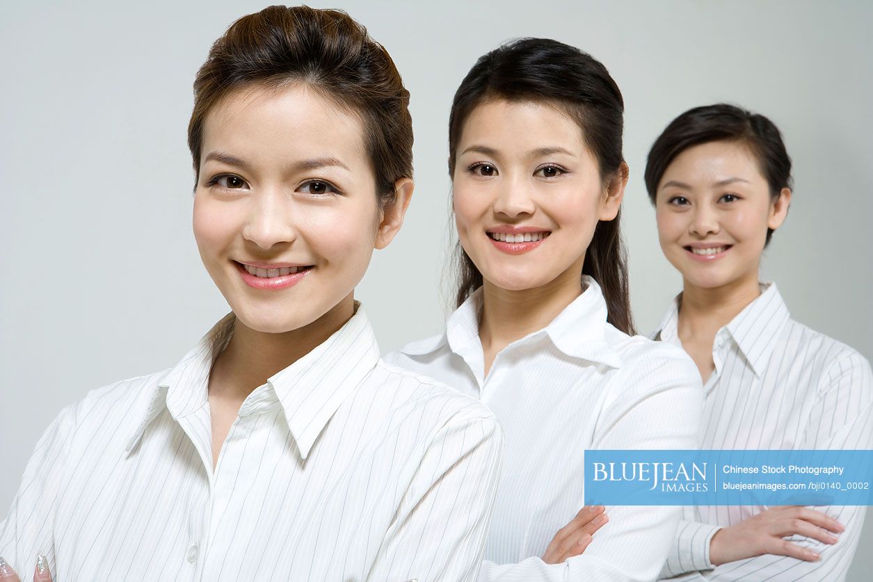 Three professional Chinese women-High-res stock photo for download