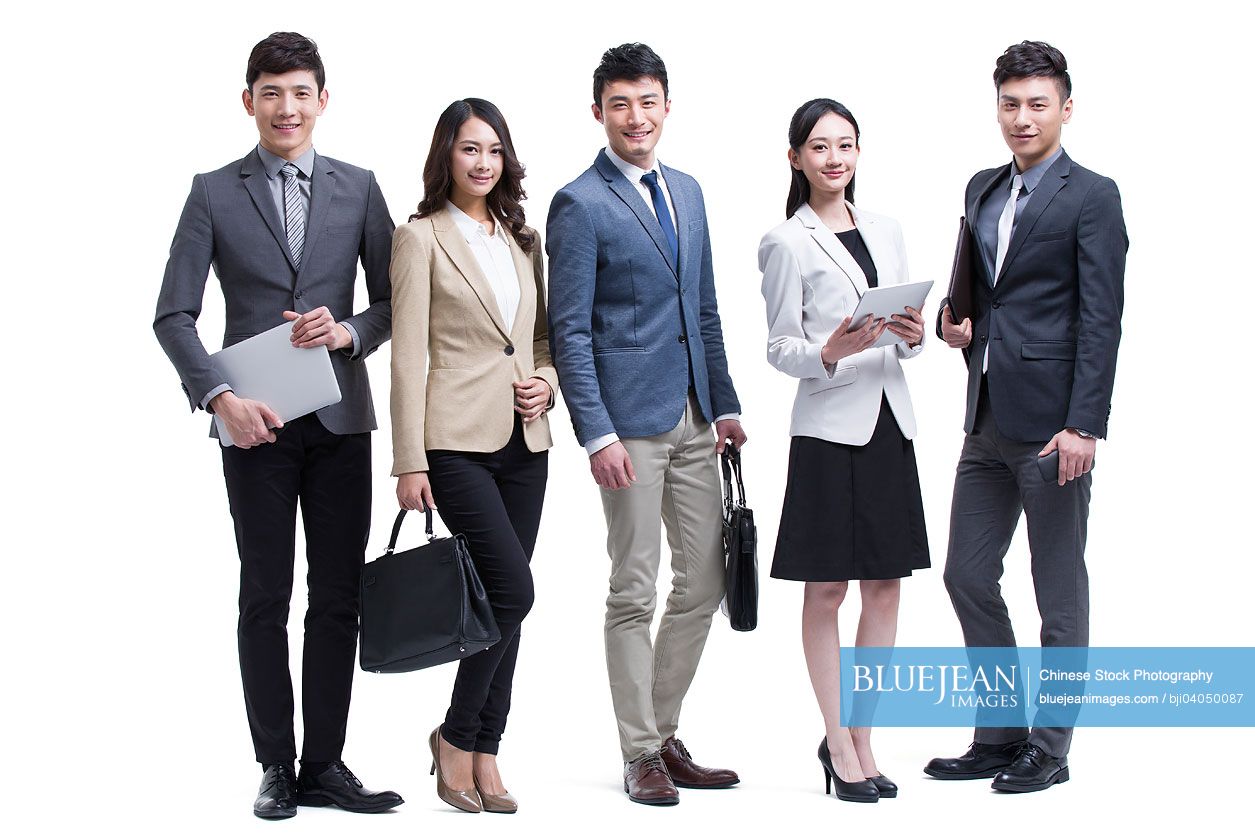 Group of successful Chinese business people-High-res stock photo for ...