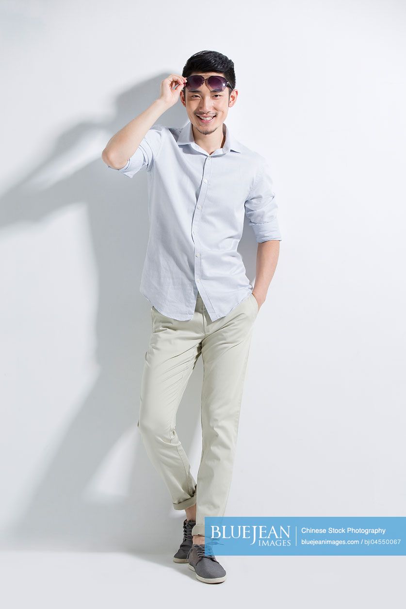 Happy young Chinese man-High-res stock photo for download
