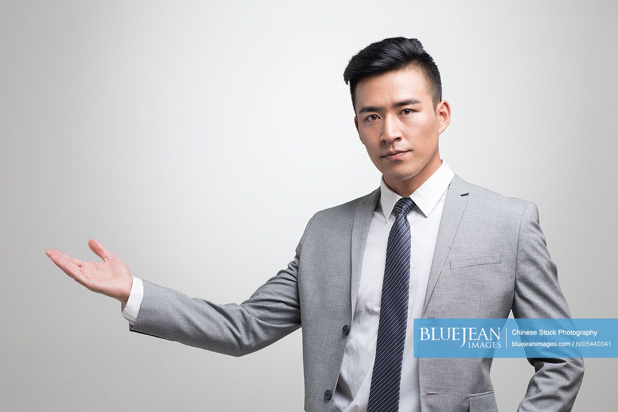 Confident young Chinese businessman-High-res stock photo for download