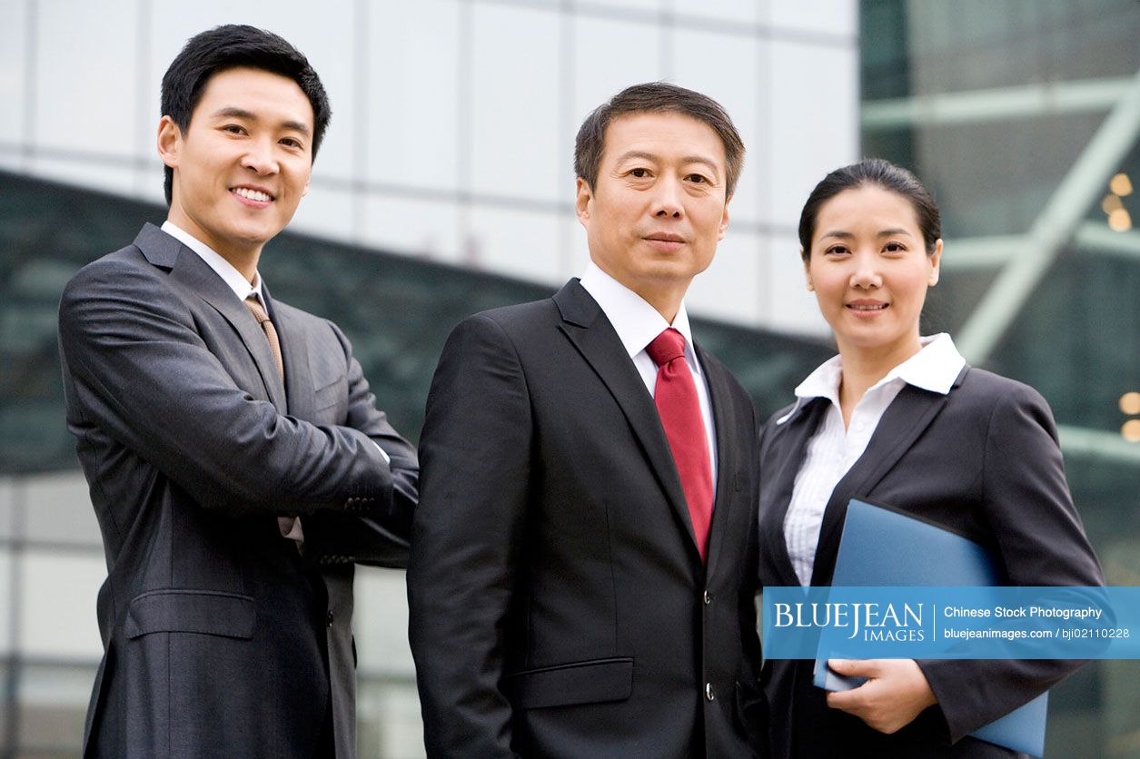 A team of Chinese business partners-High-res stock photo for download