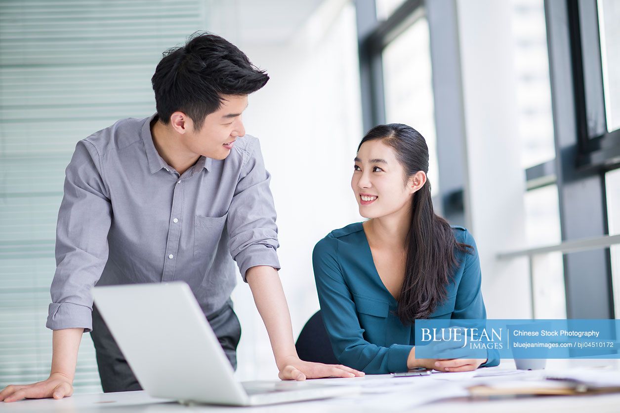 Young Chinese business person working in office-High-res stock photo for download