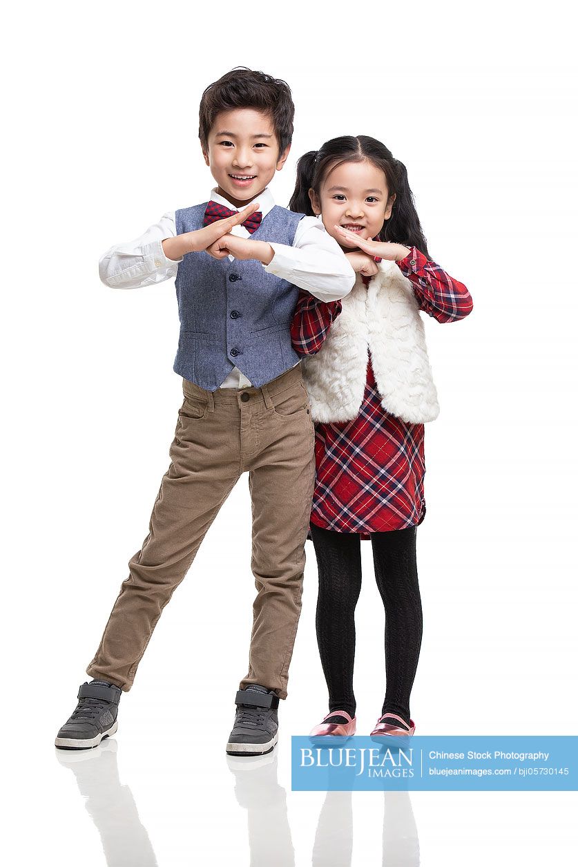 Happy Chinese sibling greeting for Chinese New Year-High-res stock ...
