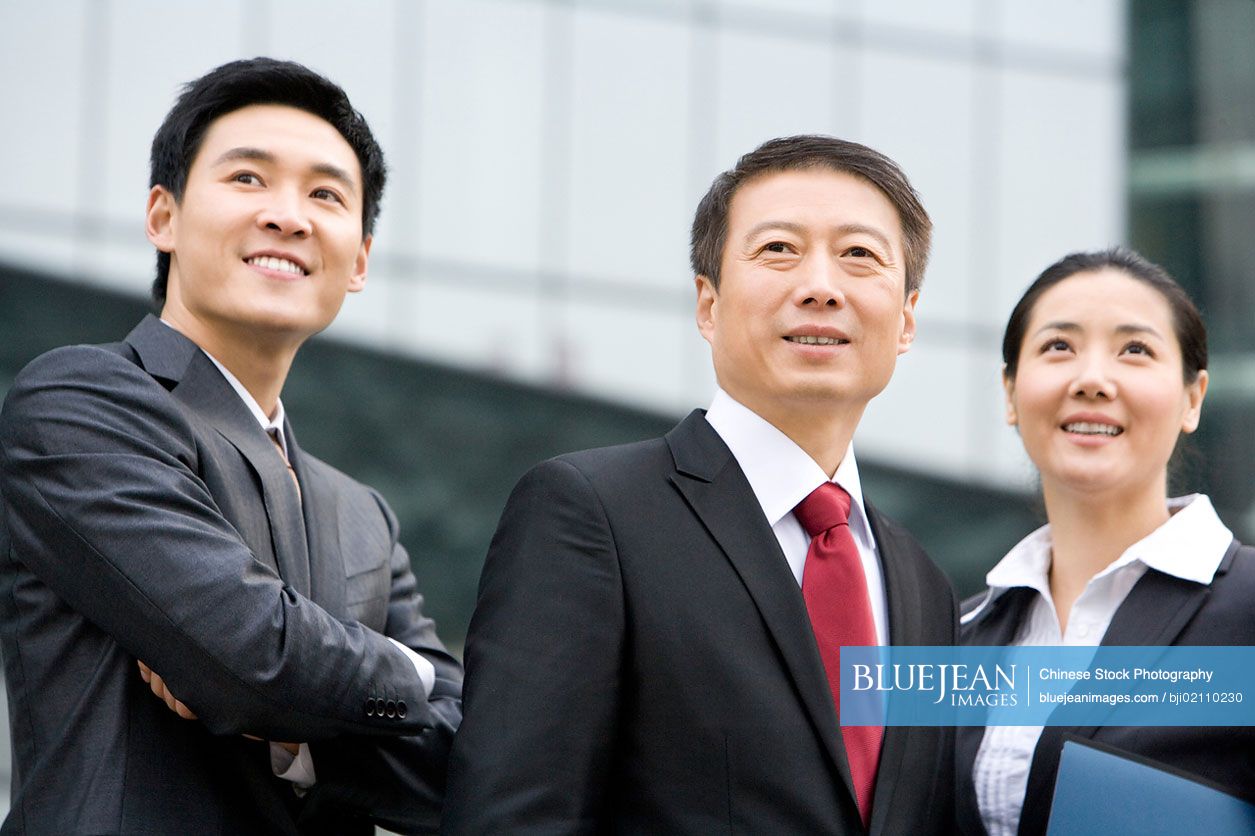 A team of Chinese business partners-High-res stock photo for download