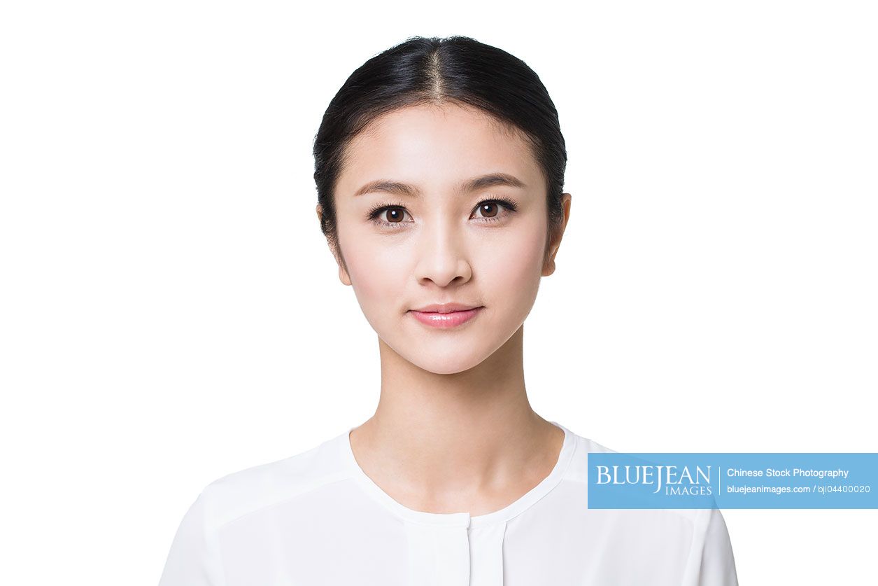 Portrait of young Chinese woman-High-res stock photo for download
