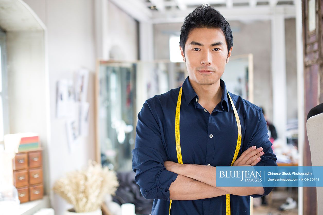 Chinese male fashion designer-High-res stock photo for download