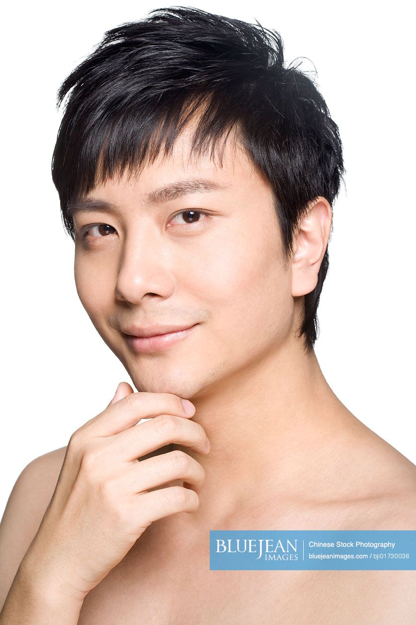 Portrait of handsome Chinese man-High-res stock photo for download